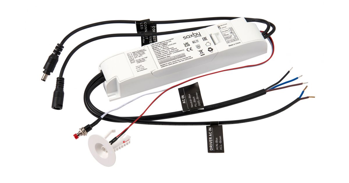 108097: Emergency Conversion Kit, For LED Panels : Saxby