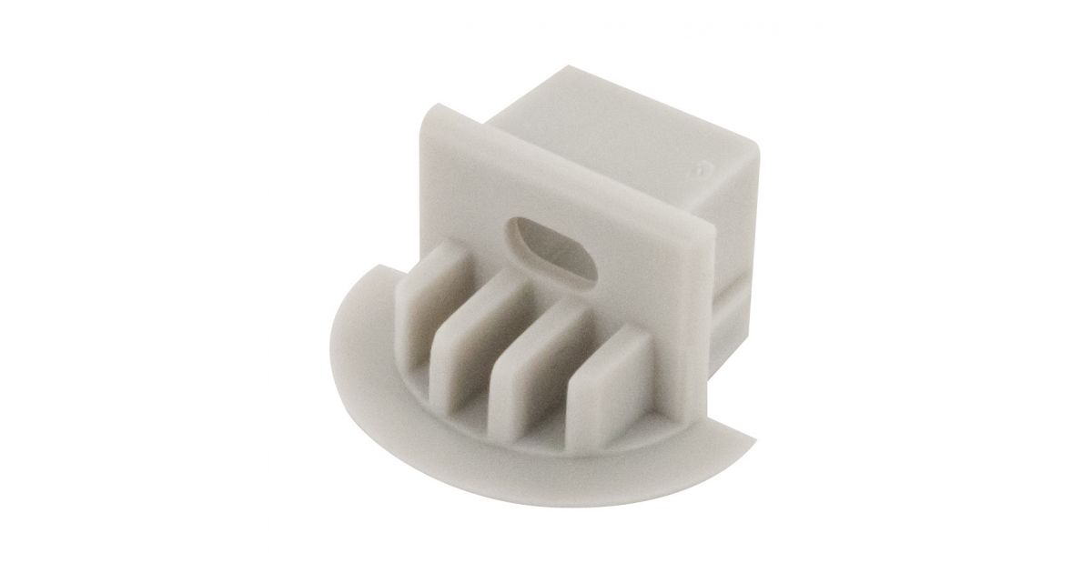 ILPFA027: End Cap With Cable Entry, For 22mm x 12mm Recessed