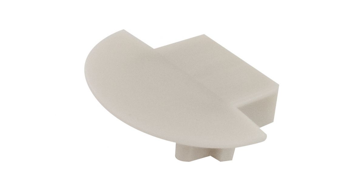 ILPFA020: End Cap With Cable Entry, For 22mm x 6mm Recessed