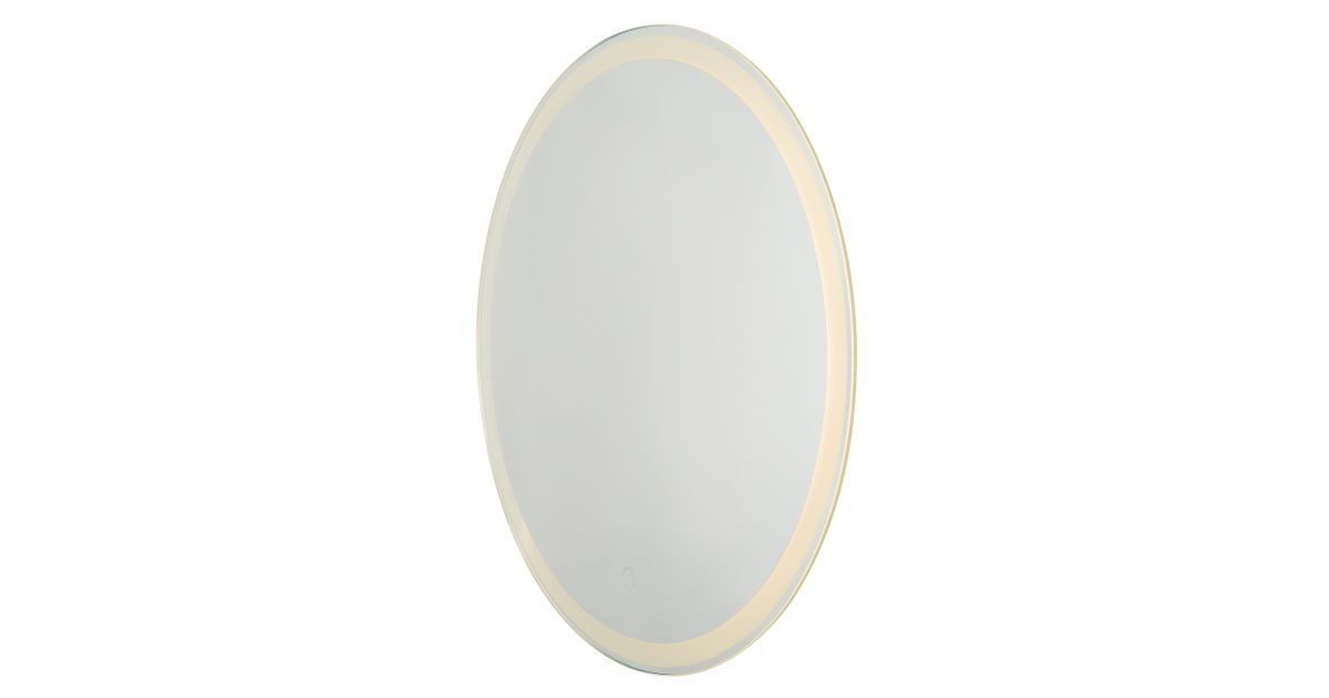 SPA-44386: Esk LED Illuminated Mirror, IP44, Touch Demist