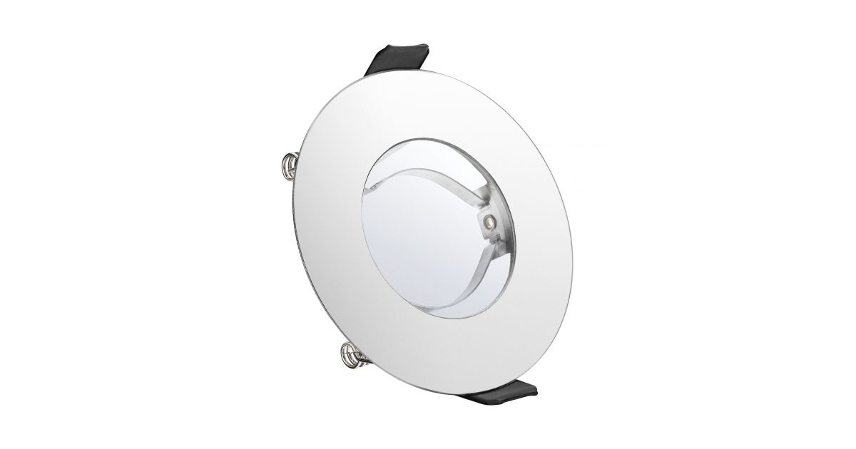 ILDLFR70D017: Evofire IP65 Fire Rated GU10 Downlight Round
