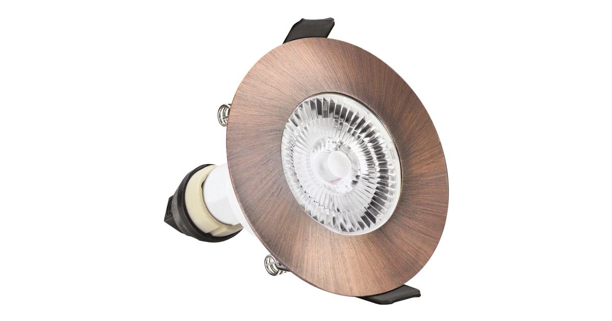 ILDLFR70D047: Evofire IP65 Fire Rated GU10 Downlight Round