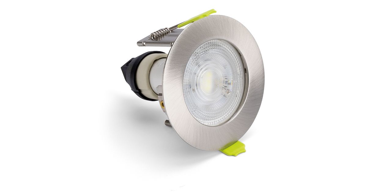 ILDLFR60D105: Evofire GU10 Downlight, Micro Bezel, Satin