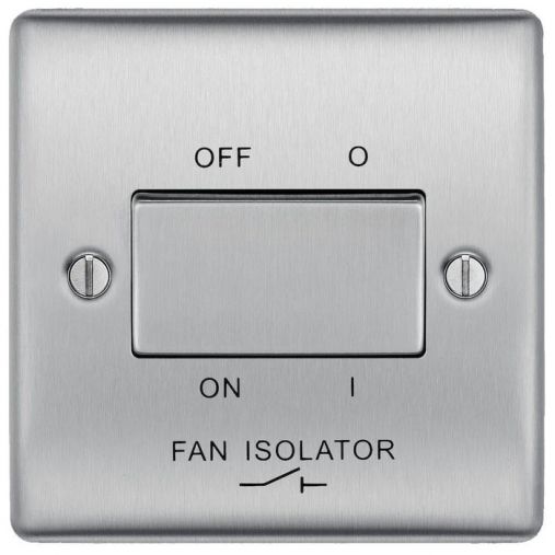 NBS15: Fan Isolating Rocker Switch, Nexus, 10A, 3 Pole