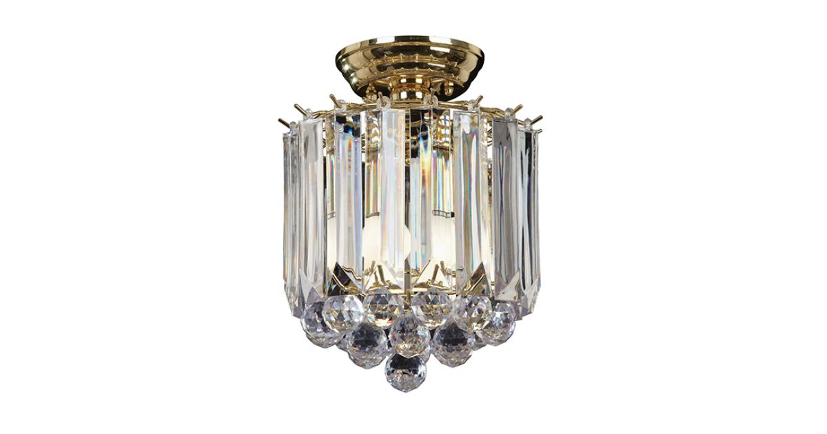 FARGO-BP: Fargo 2 Light, 230mm, Polished Brass : Endon