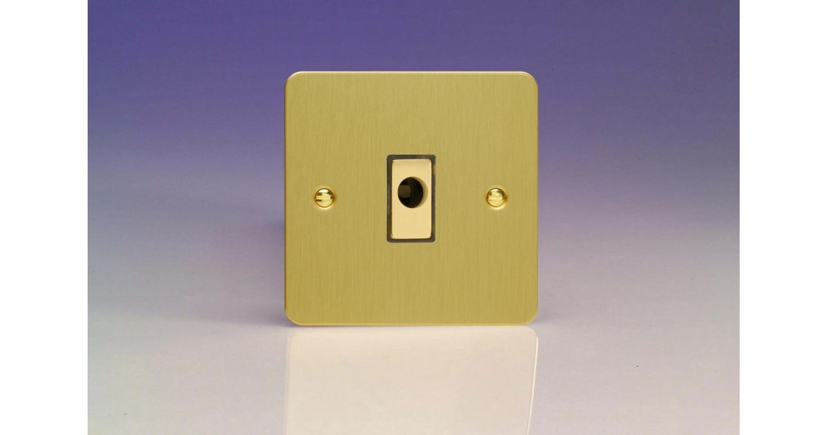 XFBFOD: Flex Outlet, ultraflat brushed brass : Varilight