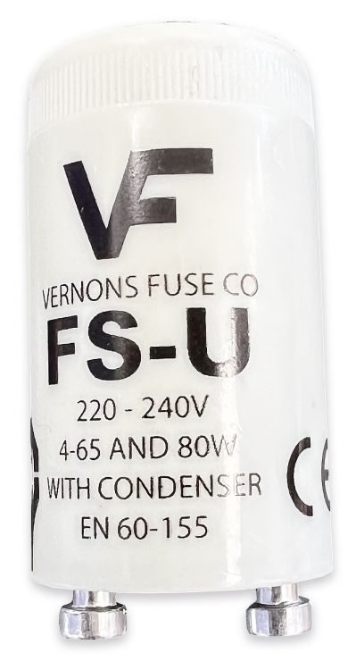 FSU: Fluorescent Glow-Starter 4-65w : Vernon's Fuse Company