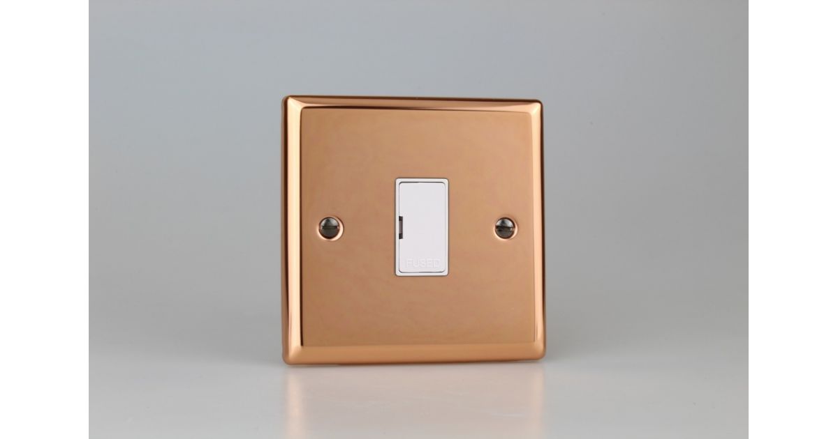 XY6UW.CU: Fused Spur, Urban Polished Copper + White Insert