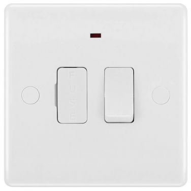 852-01: Fused Switch, Nexus, 13A, 1-Gang, White - £4.76