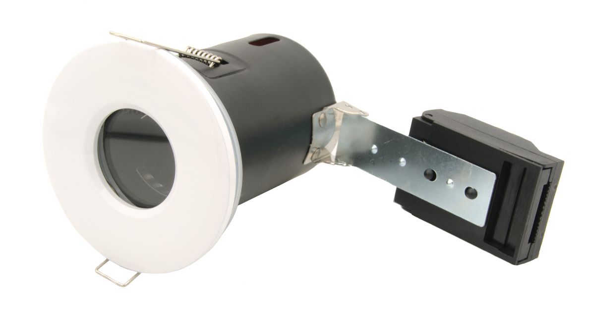 LLSFR-D-WH-GU: GU10 IP65 Downlight, White, Down Light