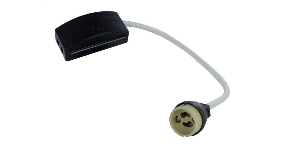 ILDLA001: Single 240v GU10 Fly Lead To Replace Low Voltage