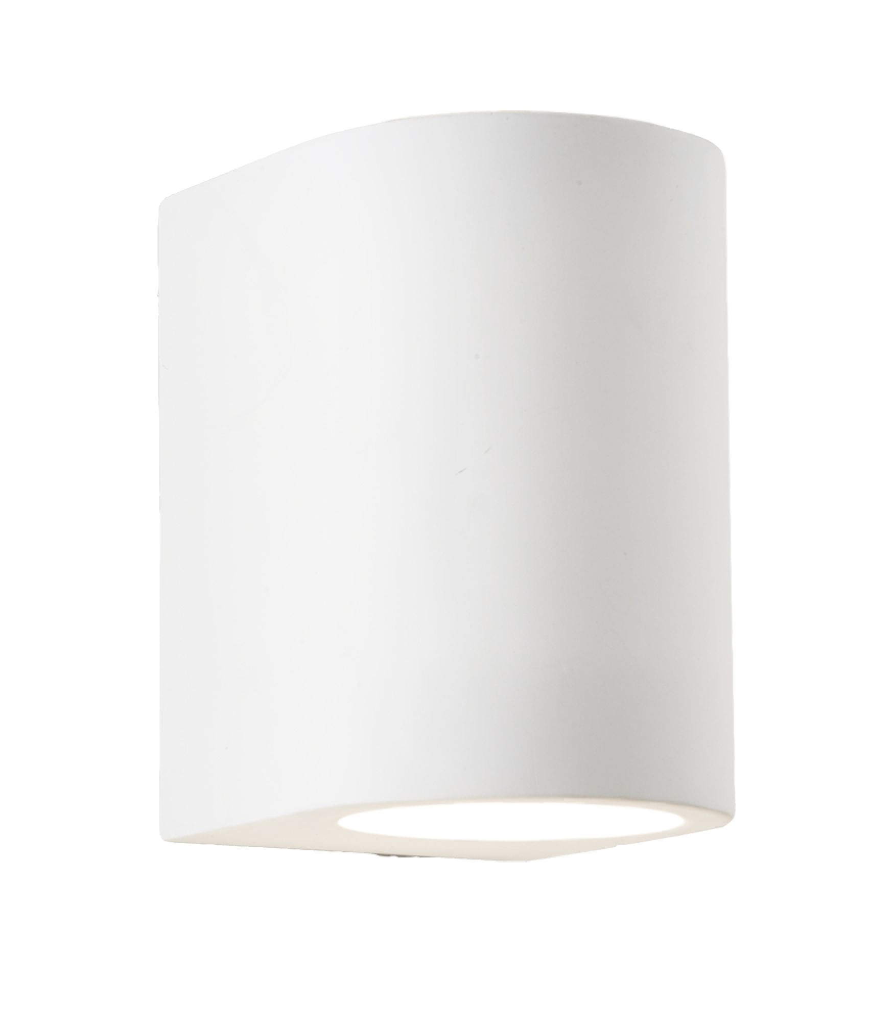 8436: Gypsum Wall Light, Plaster, Cylinder : Searchlight