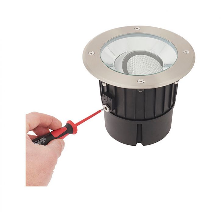 94060: Hoxton Tilt 16.5w LED Drive Over Ground Light, IP67