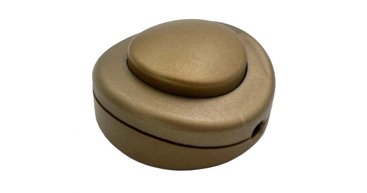 706G: Inline Foot Switch, 2 Amp, Gold : Jeani Accessories