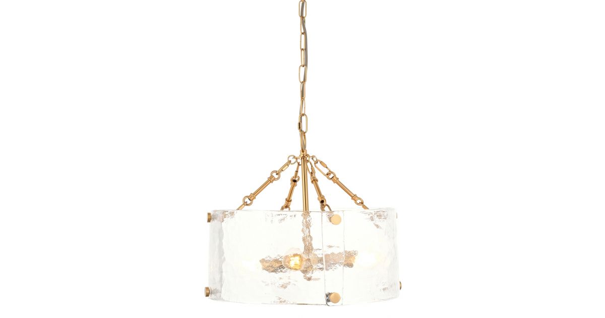 118583: Keller 4 Light, Brushed Aged Brass : Endon
