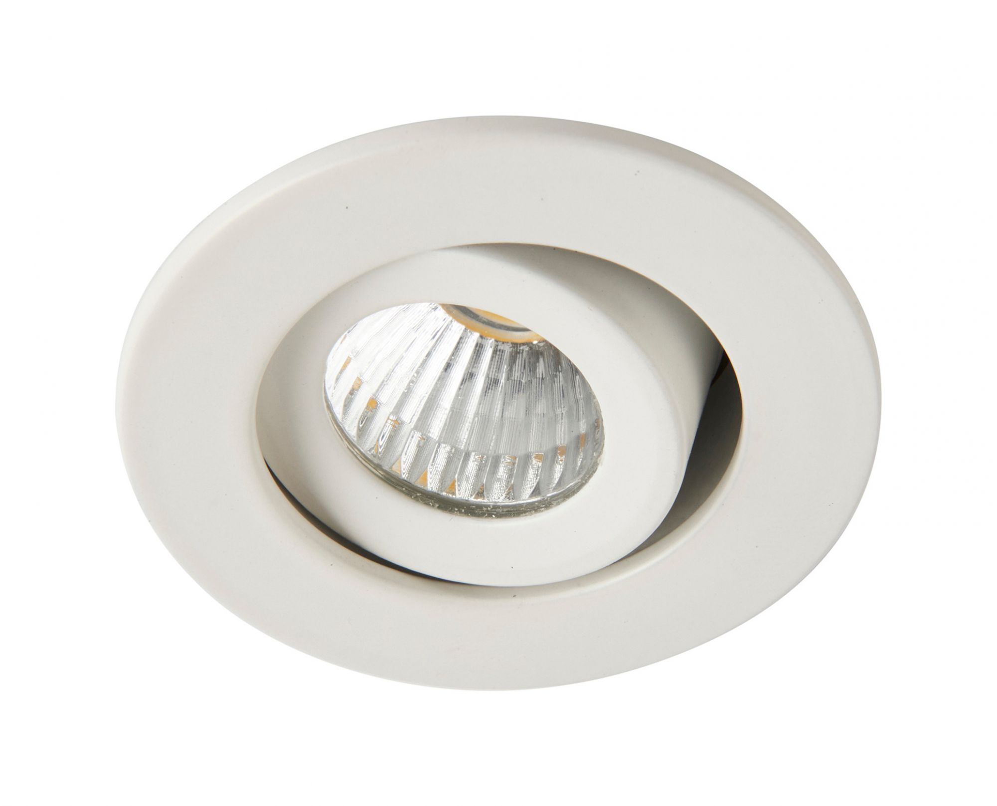 99560: Lalo Round Tilt LED Downlight, IP20, Matt White