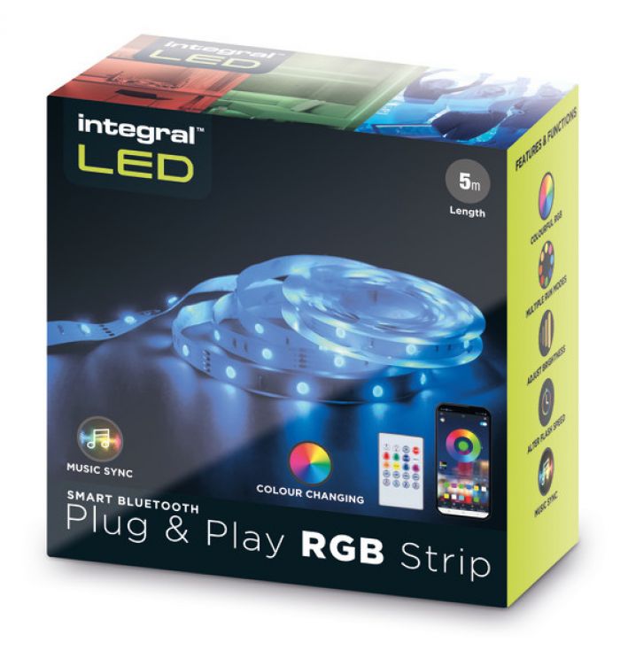 ILSTRGBA161B: LED Tape Kit, Bluetooth, Music Sync, IP20