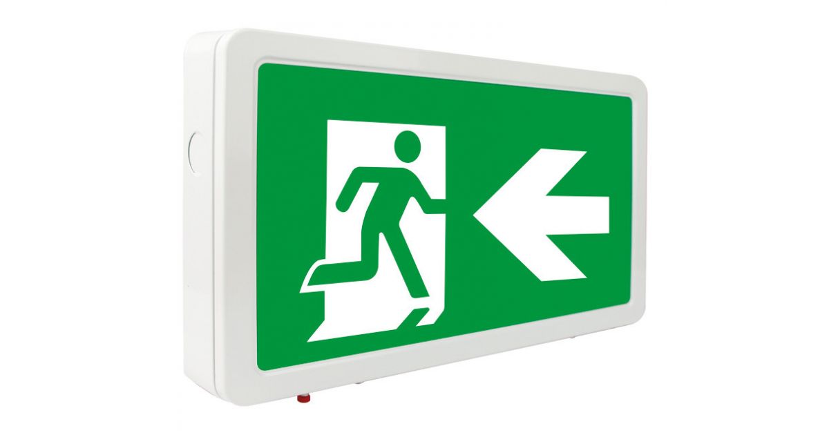 ILEMAL012: Left Legend For Slimline 2 LED Emergency Exit