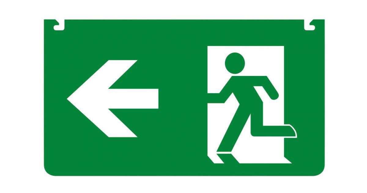ILEMAL039: Left/Right Legend Blade For LED Emergency Exit
