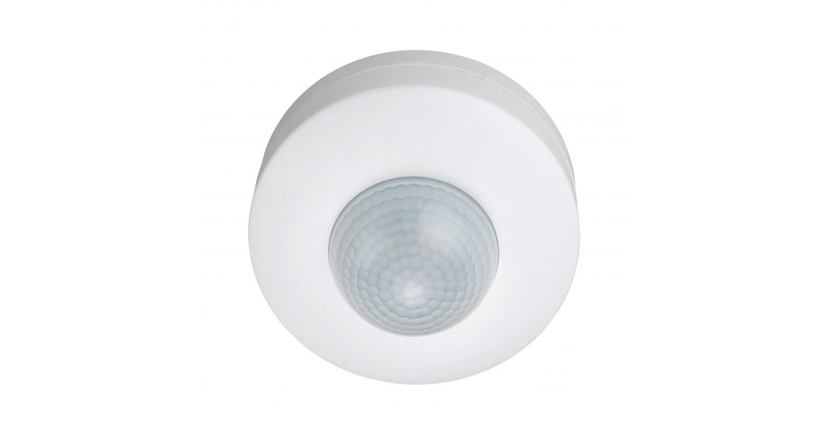 ZN-25154-WHT: Loca PIR Sensor, IP20, White, 12m Max, 360*