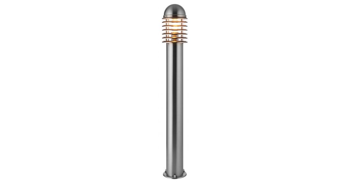 YG-6003-SS: Louvre Bollard Light, IP44, Stainless Steel, 1m