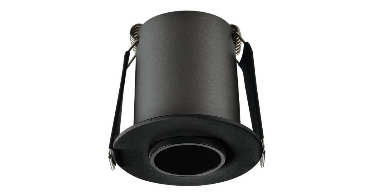 ILDL45K002: Lux Hi-Brite Non Dimmable, Matt Black 9w LED