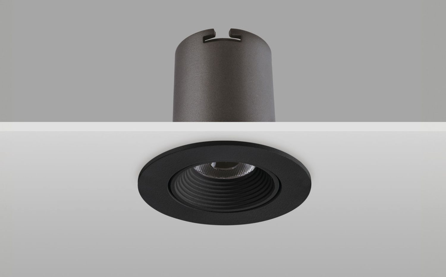 ILDL60K010: Lux Hi-Brite Non Dimmable, Matt Black 9w LED