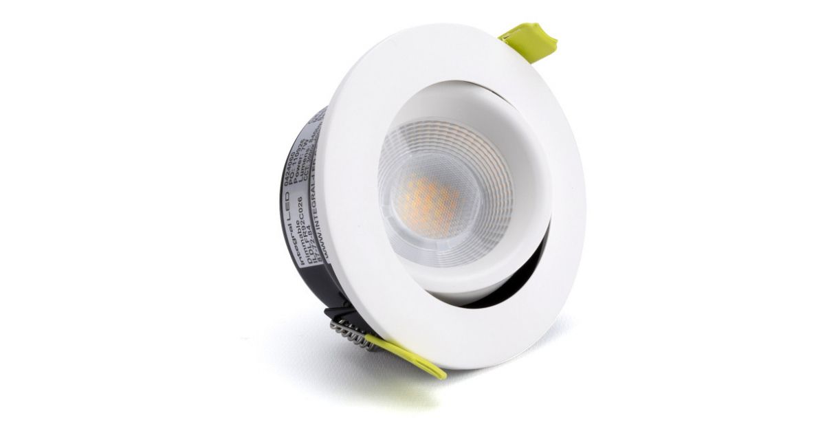 ILDLFR92C026: Luxfire 2 Dimmable 7w Tilt LED Downlight