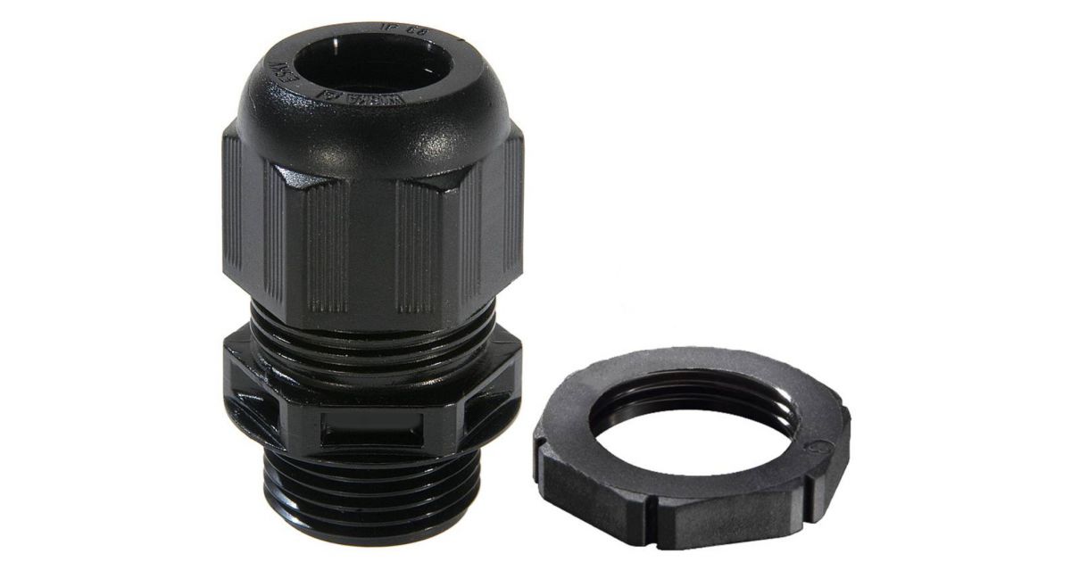 99717 GLP16 Black: M16 Sprint Cable Gland, Pack Of 10