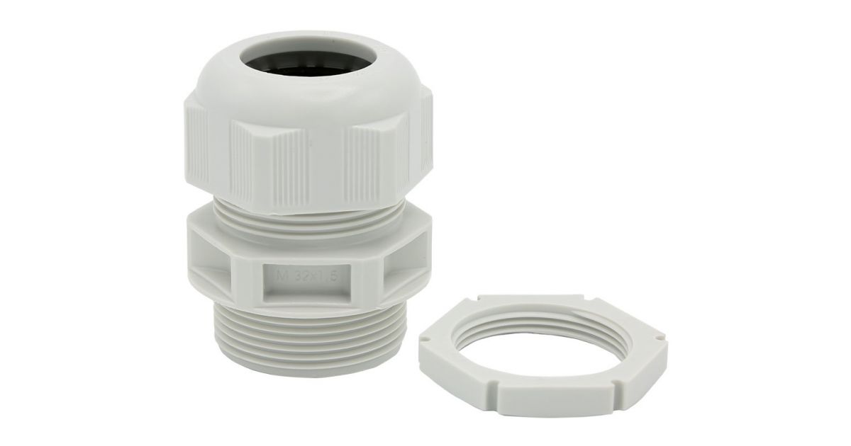 99708 GLP32 Grey: M32 Sprint Cable Gland, Pack Of 10 : Wiska