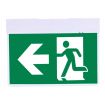EM-LED-HNG2: Maintained LED Emergency Exit Sign, 4.5w,