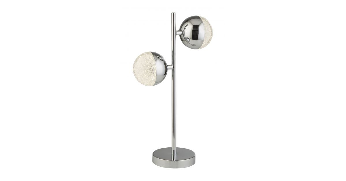 5087CC: Marbles 2 LED Table Light, chrome : Searchlight