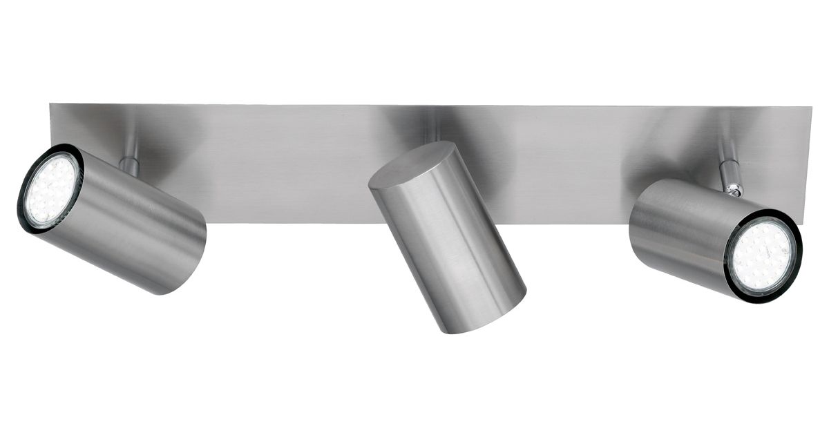 802400307: Marley 3 Spot Bar Light, Matt Nickel : Trio