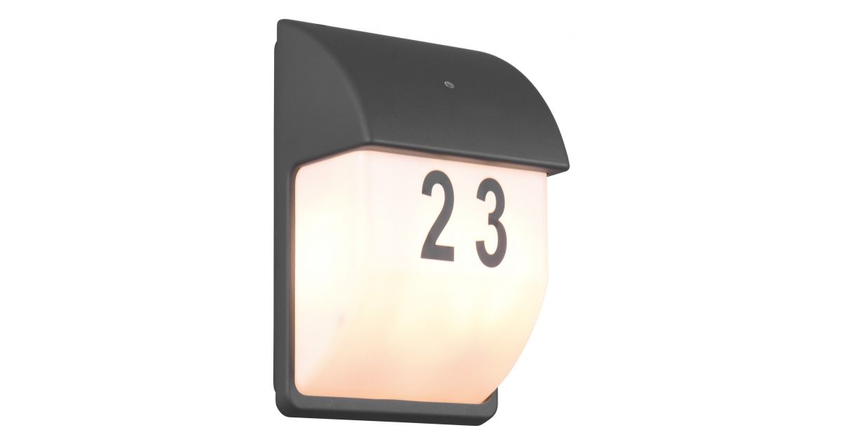212160242: Mersey House Sign Light, IP44, Photocell : Trio
