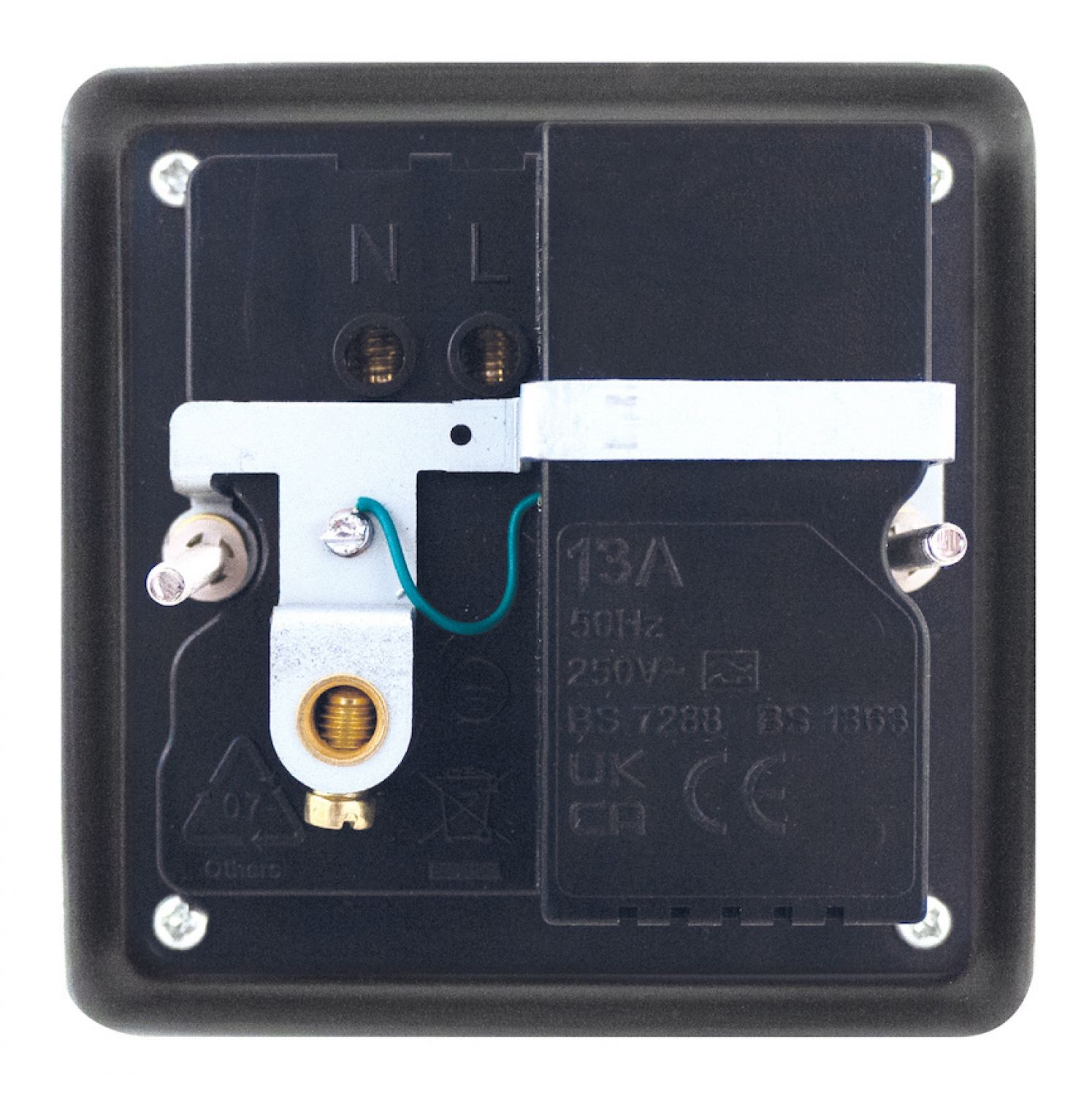 LGRCD-4: Metal Clad Single Socket With RCD Protection, 1
