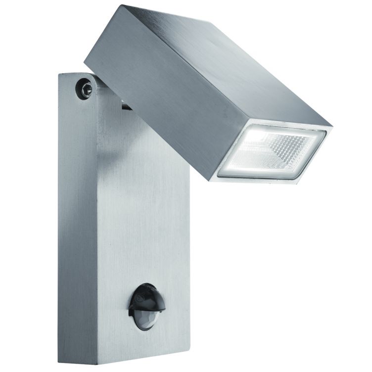7585: Metro LED Spot Light, IP44, Stainless Steel, PIR