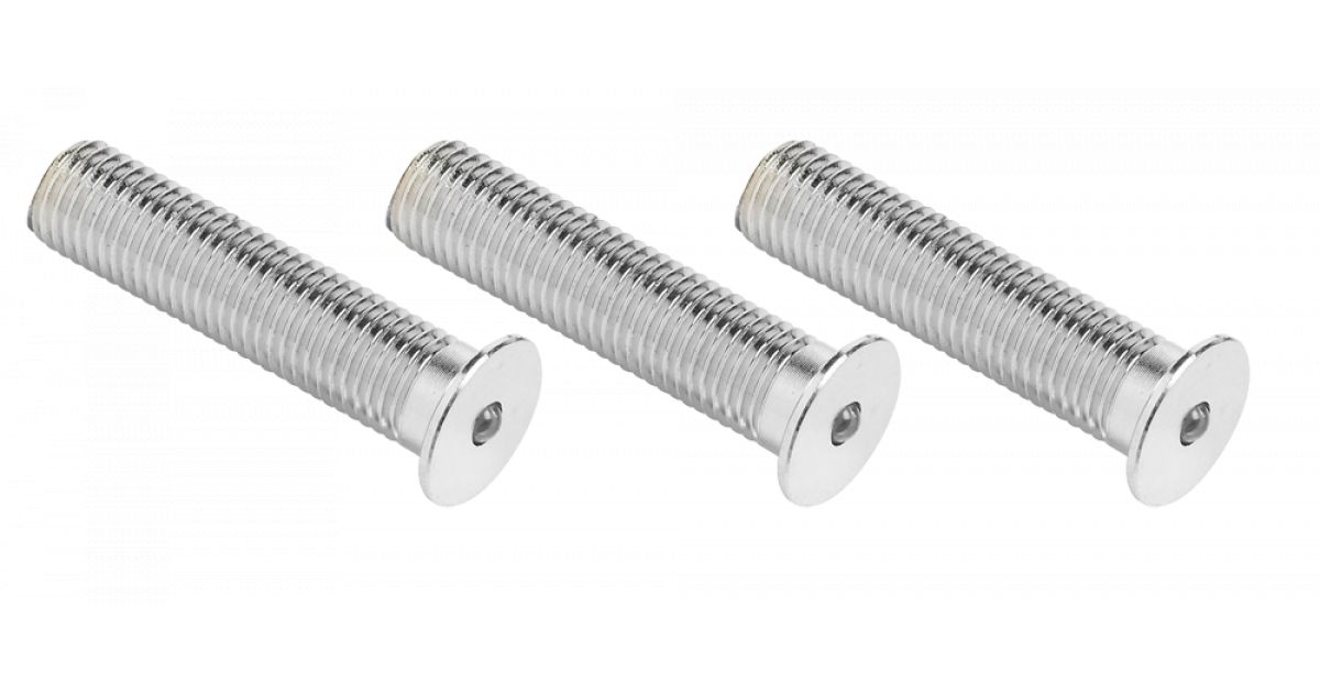 LED-PL1-KIT3: Micro Dot LED Plinth 3 Light Kit Matt Nickel
