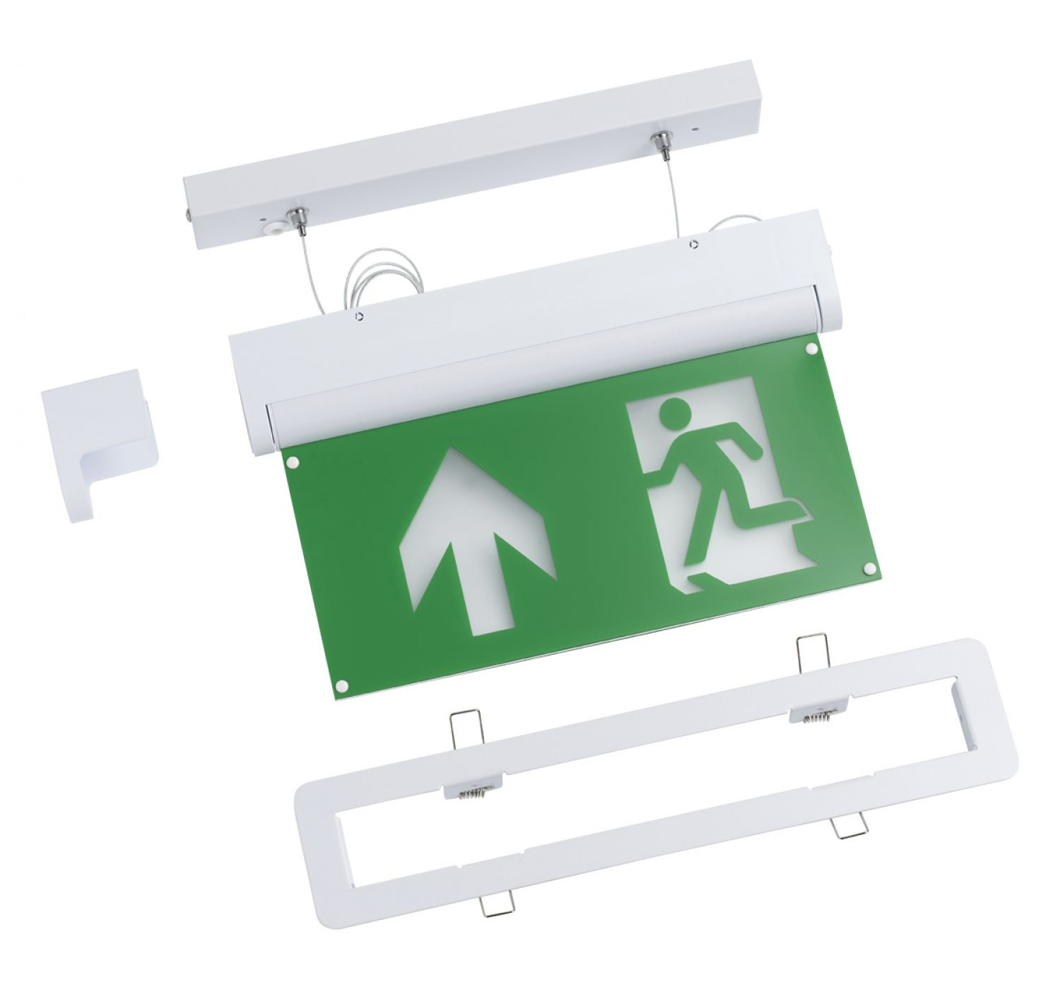 EM-LED-MF1: Multi Function Maintained LED Emergency Exit