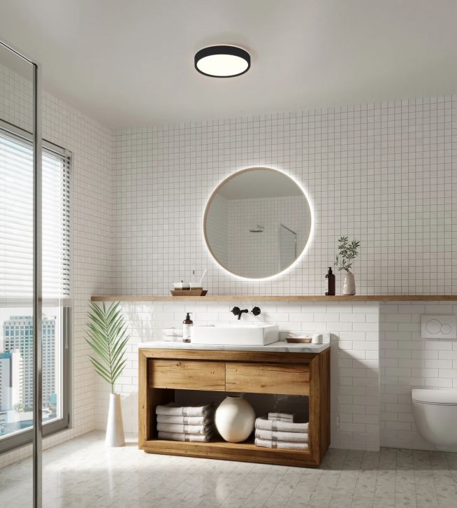 2015356103: Noxy Light, IP44, Black, 350mm : Nordlux