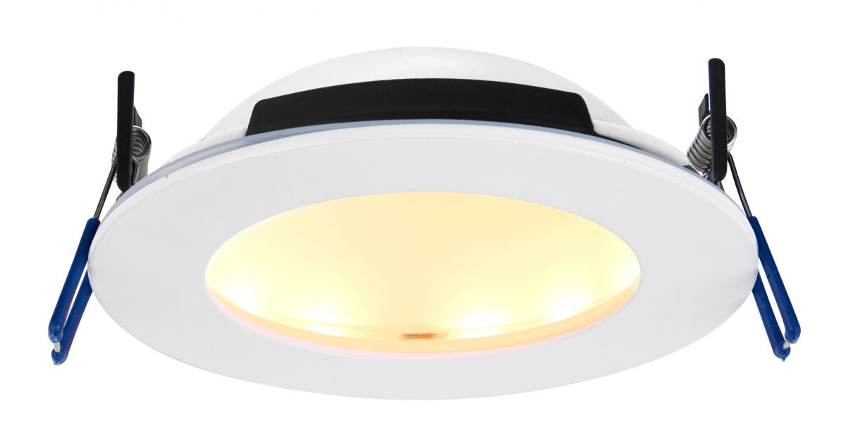 102671: OrbitalPro 4CCT LED Fixed Downlight, Matt White