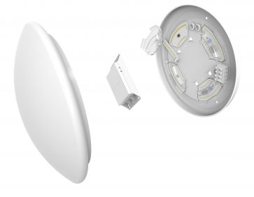 PIC-38-18S: Pico LED Bulkhead, white, IP44, 380mm, 18w
