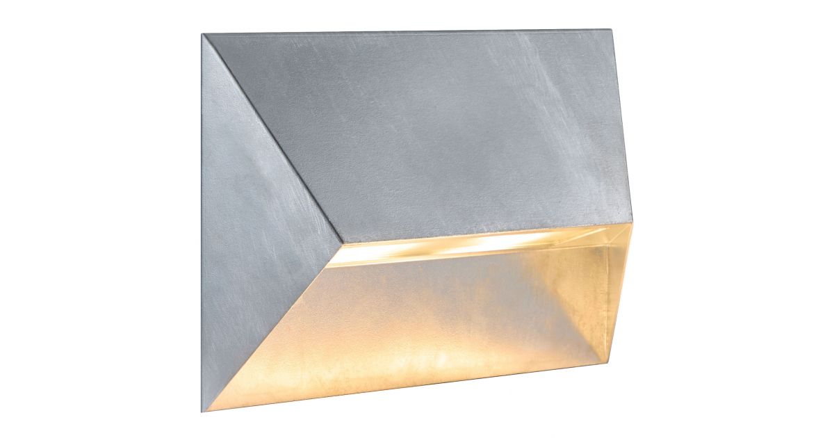 2218191031: Pontio 27 Wall Light, Galvanised : Nordlux