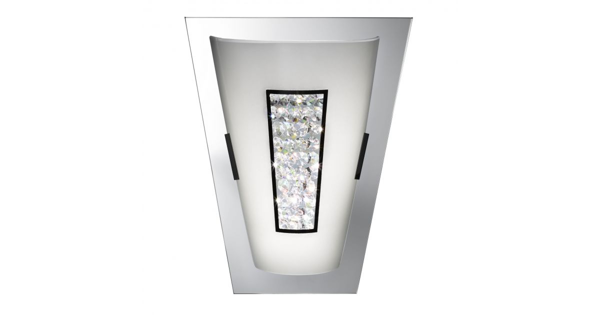 3773-IP: Portland LED Wall Light, IP44, Chrome : Searchlight