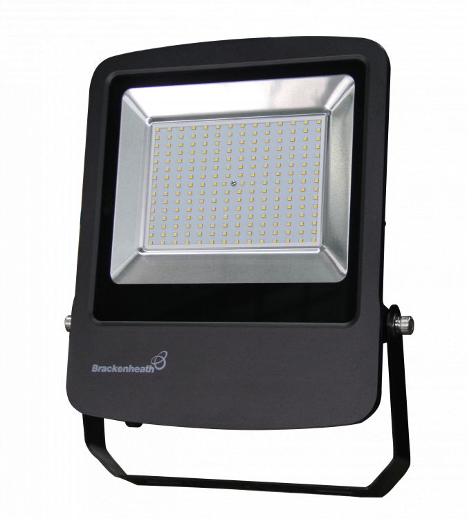 N6066: Rex 150w Slim LED Floodlight, Photocell, Cool White