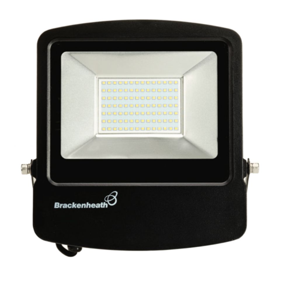 N6046: Rex 70w Slim LED Floodlight, Photocell, Cool White