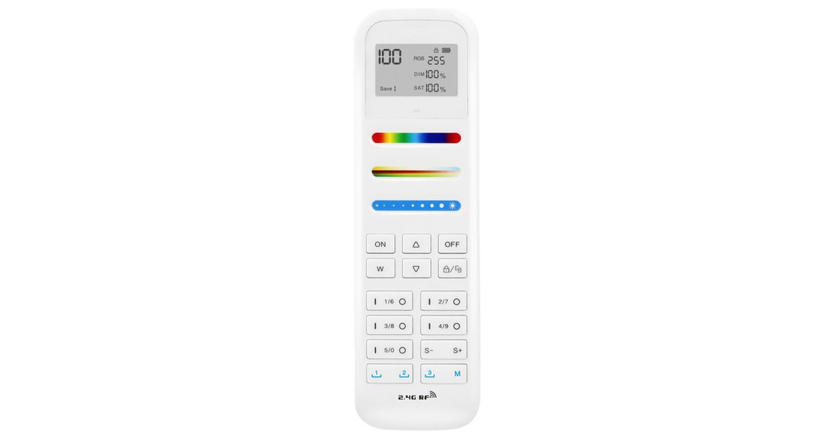 RFC-Z100-REM: RFC Digital RGB+CCT Hand-Held Remote Control