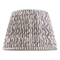 112929: Ripple Light Shade, Pearl Grey, 400mm : Endon