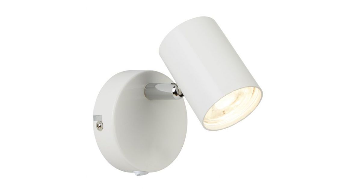 3171WH: Rollo LED Wall Light, White : Searchlight
