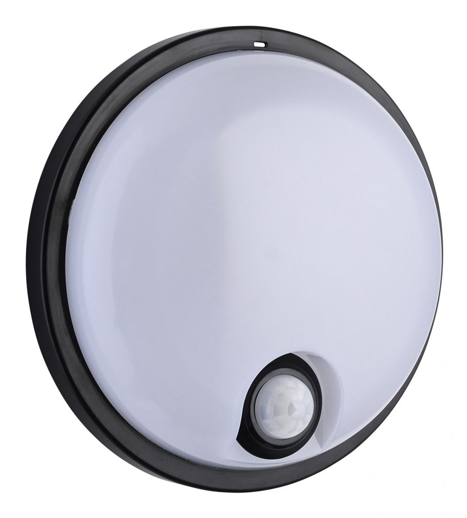 118829: Rond Plus CCT LED Round Bulkhead, Black, 15w : Saxby