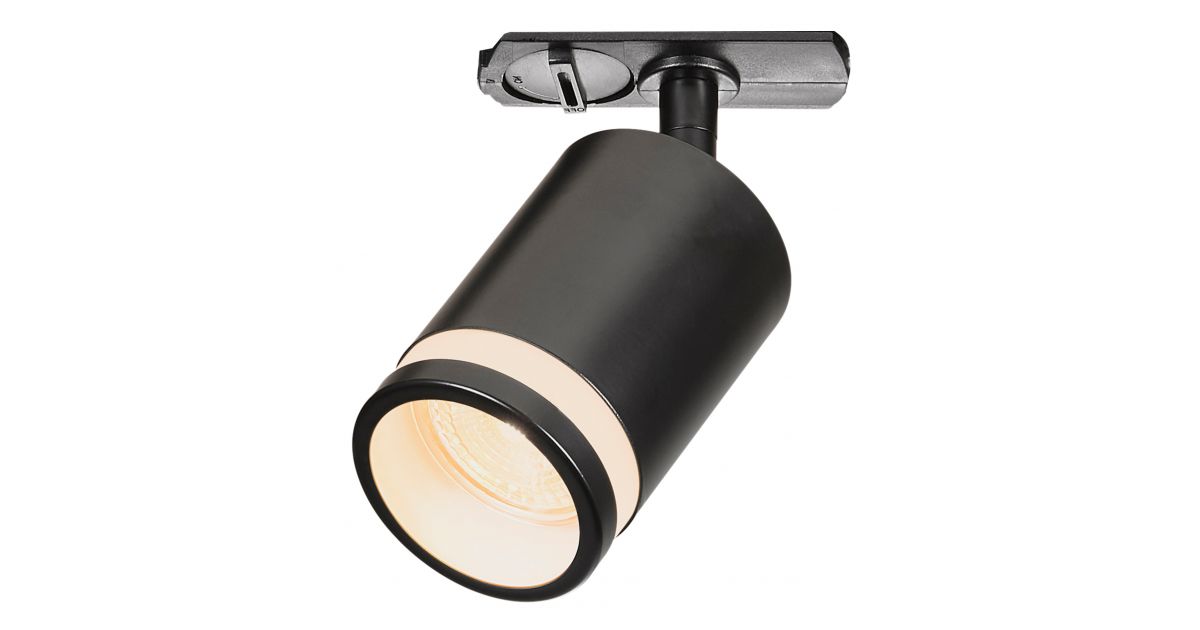 2110639903: Rondie Link Track Light, Black, Spot : Nordlux